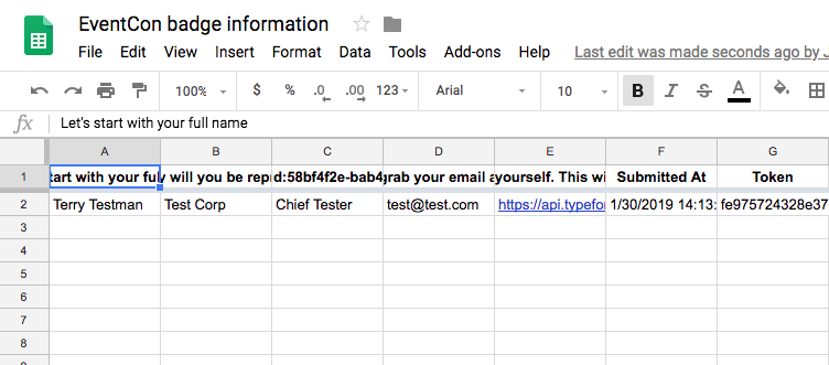 How to create professional looking event badges by merging form answers ...